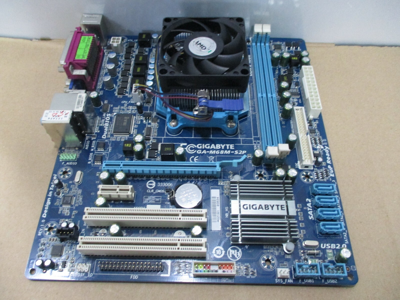 Gigabyte Technology GA-M68M-S2P, Socket AM2, AMD Motherboard for sale ...