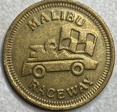Malibu Raceway Arcade coin Medal Token T1899 | eBay