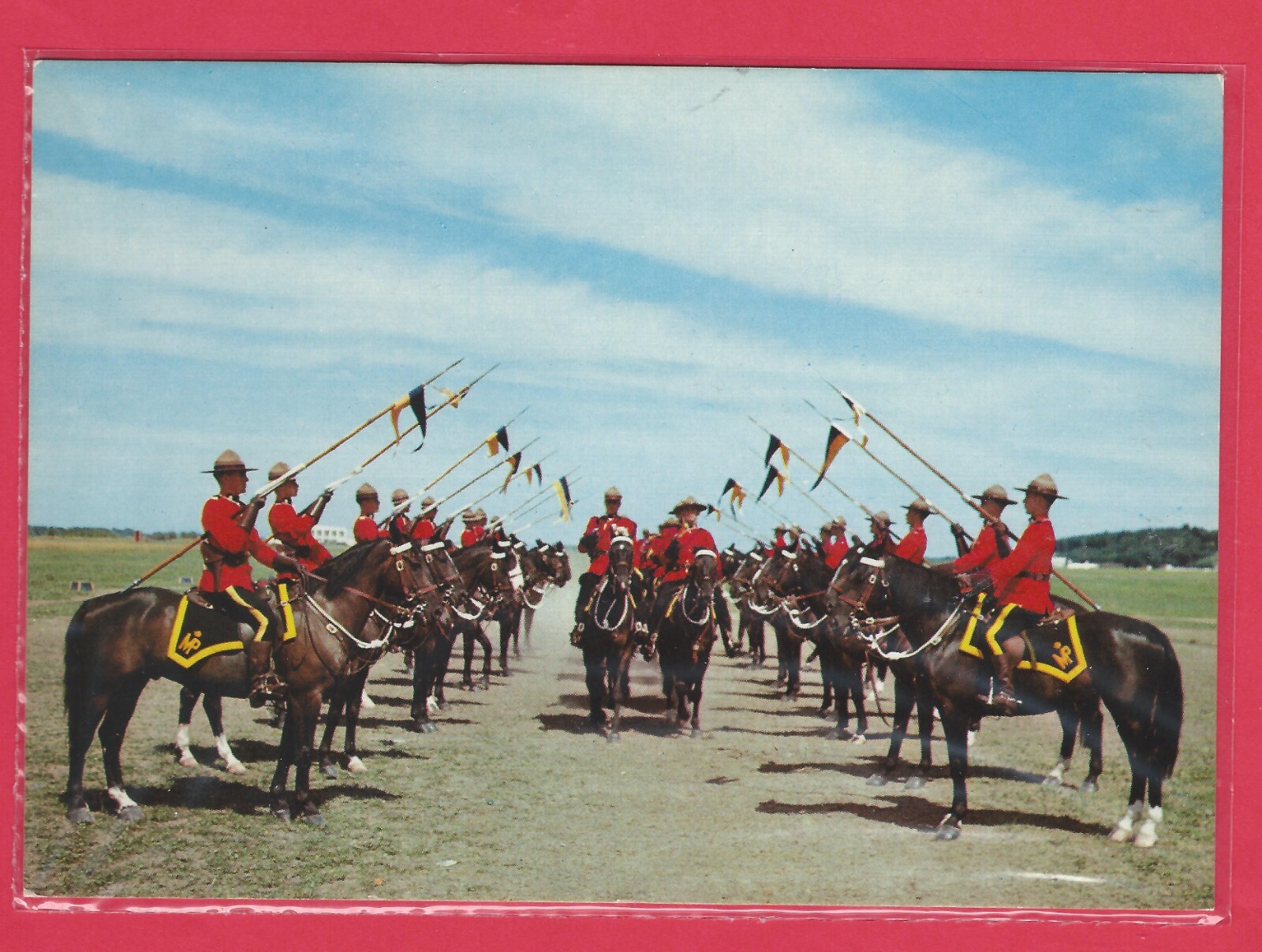 RCMP MOUNTED TROOP INSPECTION POST CARD ! GRC MOUNTED POLICE | eBay