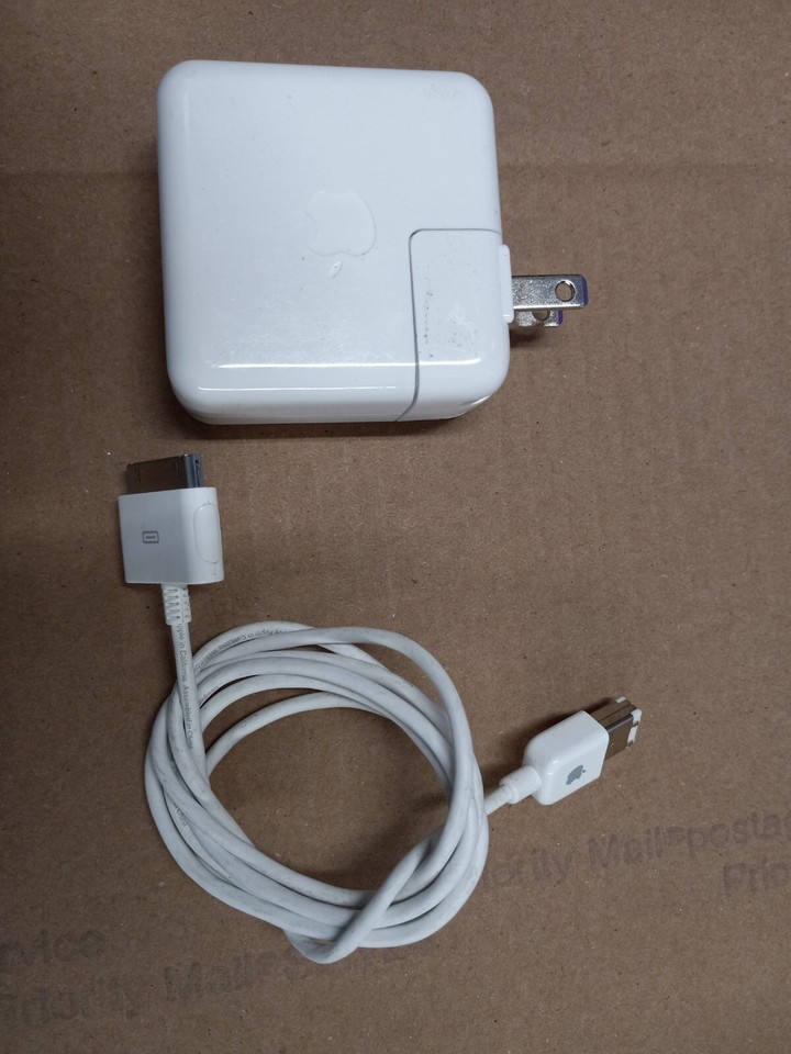A1070 Apple iPod Power Adapter + 30Pin to 6Pin FW Firewire Cable Cord ...