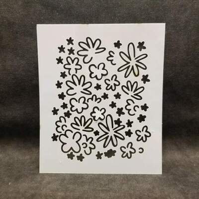 STENCIL Doodle Flowers Airbrush Mylar Reusable Durable L123 Made USA 923 | eBay