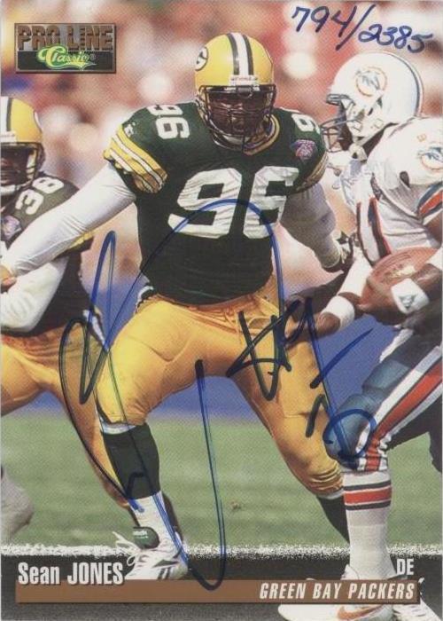 1995 Classic Pro Line - Autographs Sean Jones /2385 (AU) for sale ...