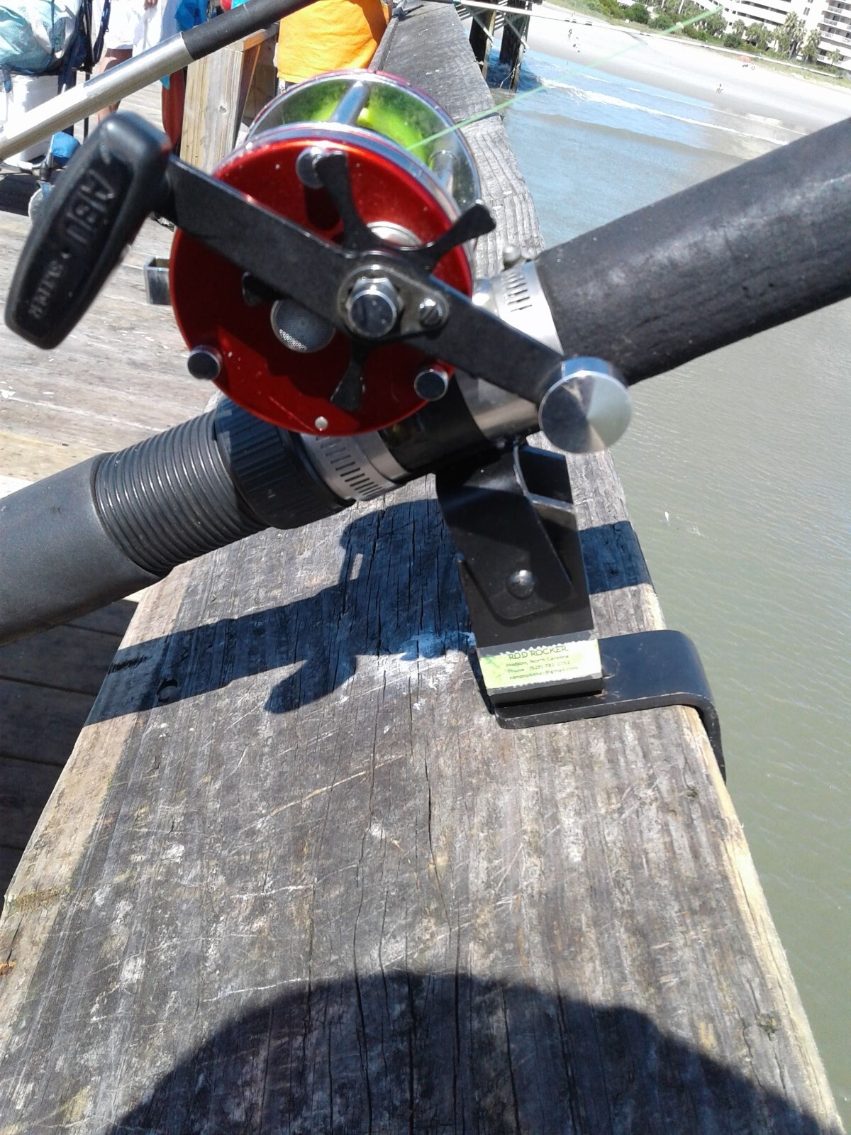 Jigging Rod Rockers-Saltwater pier fishing device carbon steel unit | eBay