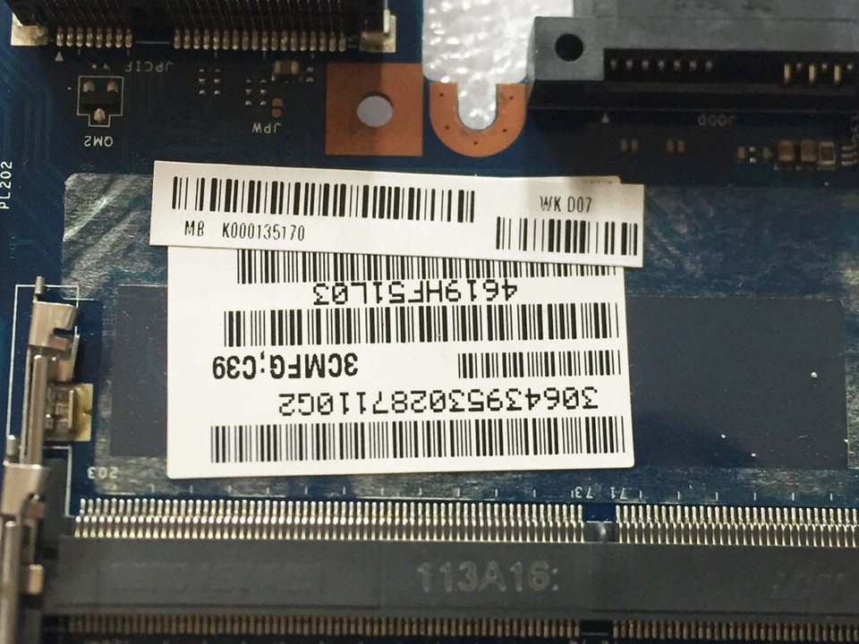 Toshiba Satellite P850 P855 Laptop Motherboard QFKAA LA-8392P ...