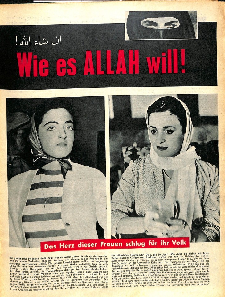 BUNTE Sophia Loren COVER MAGAZINE Nadia Salti 1958 complete ! | eBay