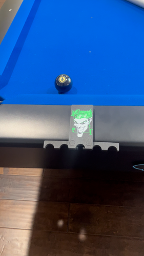 Folding Cue Holder for Table Ledge. Weighted Portable Pool Stick Holder ...