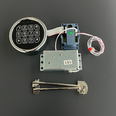 Gun Safe Lock Replacement Electronic Keypad Lock With Solenoid & 2 ...