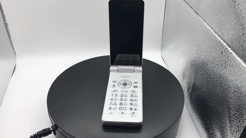 SHARP AQUOS Keitai 4 A205SH A206SH Android Flip Phone White Unlocked ...