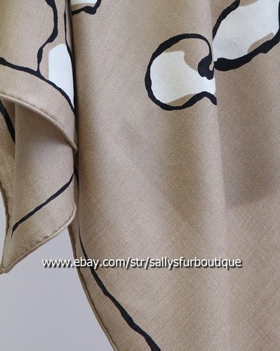 70% Cashmere & 30% Silk Wrap Scarf Fly Horse Print Bandanna Shawl 53 ...