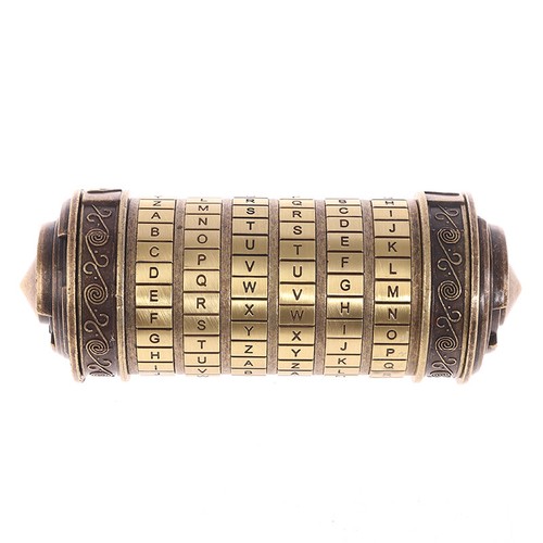 Da Vinci Code Toys Metal Cryptex Locks Wedding Gifts Valentine's Day G ...