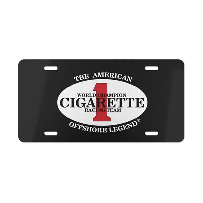 Vanity Plate cigarette boat | eBay