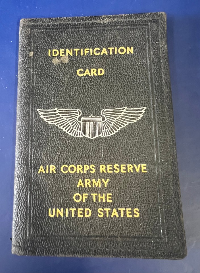ARMY AIR CORPS RESERVE ID WALLET 1941 | eBay