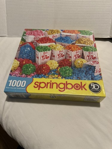 Springbok Technicolor Treats RAINBOW POPCORN 1000 Piece Jigsaw Puzzle ...