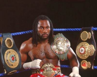 Heavyweight Champion LENNOX LEWIS Glossy 8x10 Photo Print Young Boxing ...