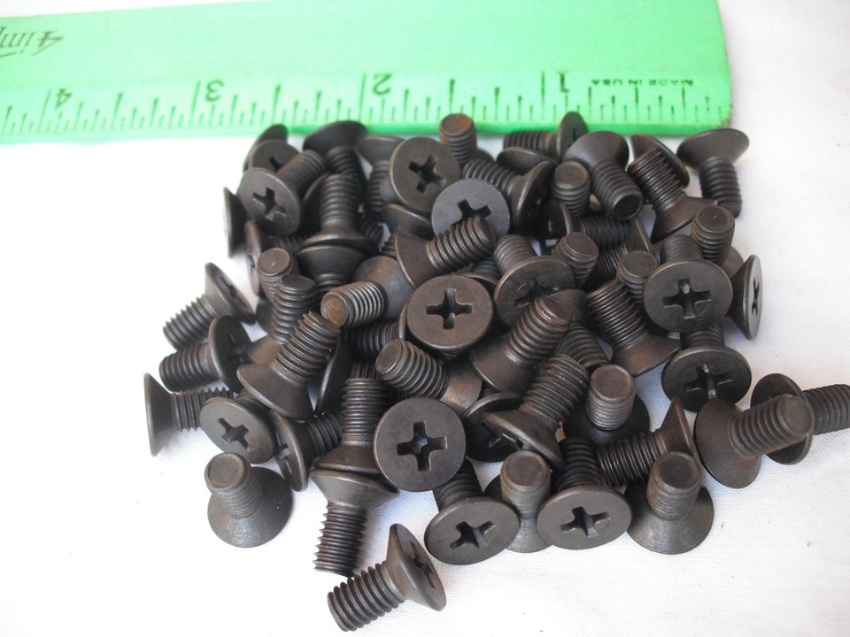 Lot of 65 Black 5mm x 10 Phillips Head Counter Sink Screws,RC R/C Plane ...