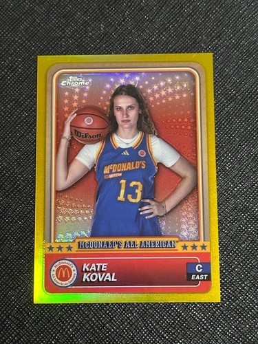 2024 Topps Chrome WNBA Kate Noval SP Gold Refractor RC Card /50 | eBay
