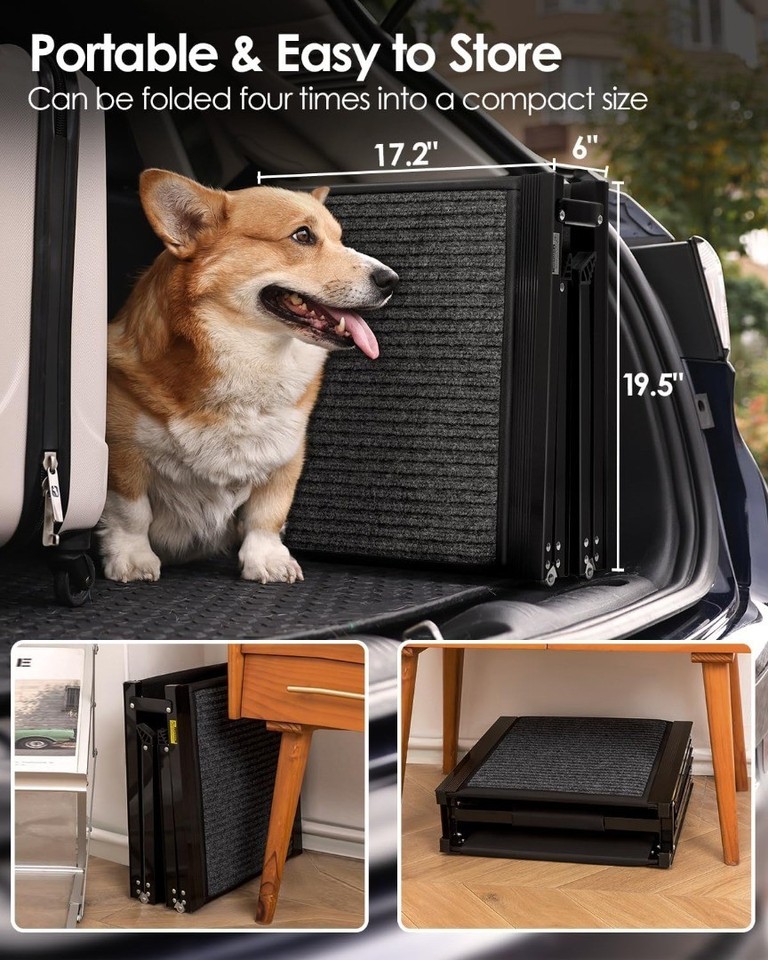 Folding Dog Ramp for Car SUV Truck, Portable Pet Ramp, 180CM | eBay UK
