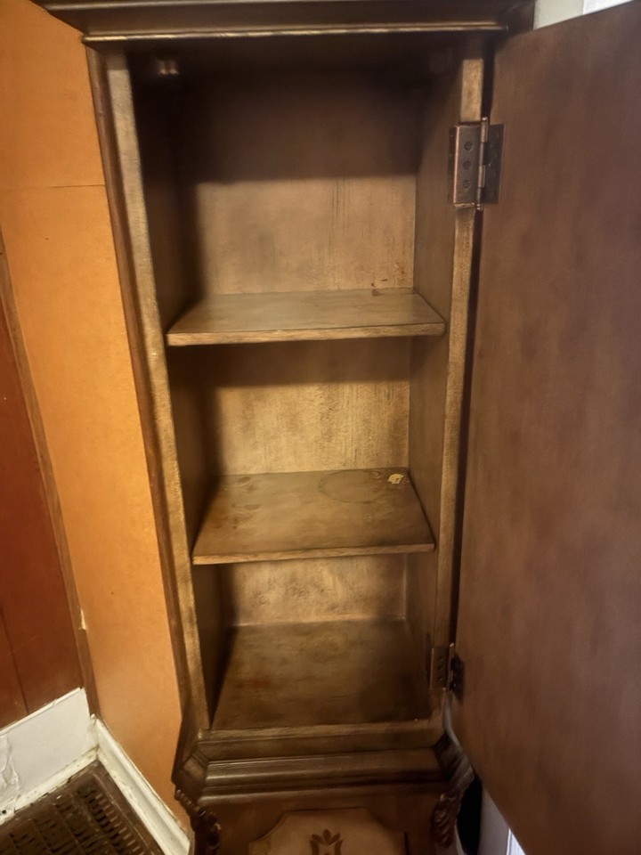 Grandfather Clock Storage Cabinet with 3 Drawers and 2 Doors | eBay