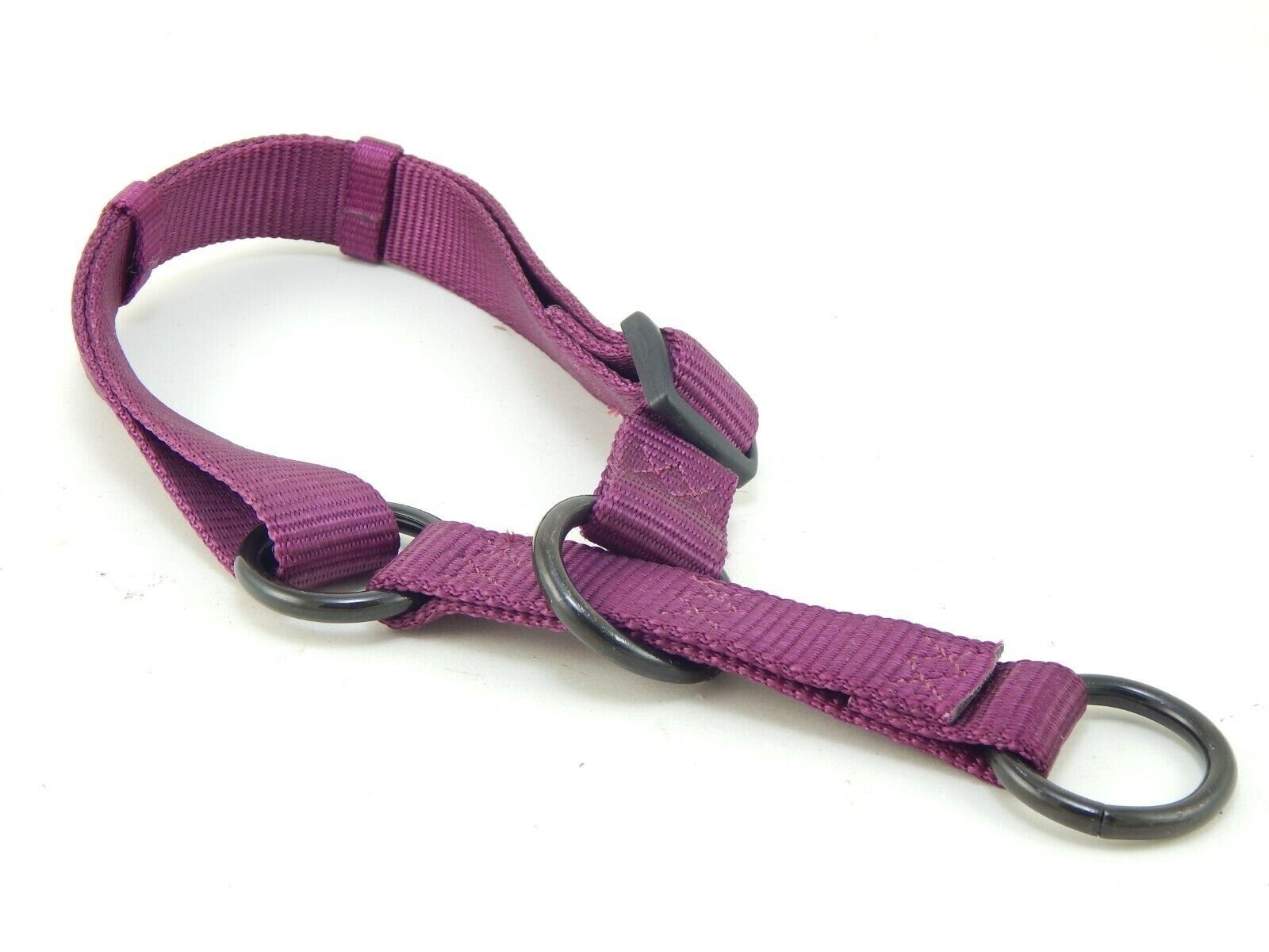 HAMILTON Adjustable Stop Nylon Choke Dog Collar, Medium 3/4", Wine | eBay