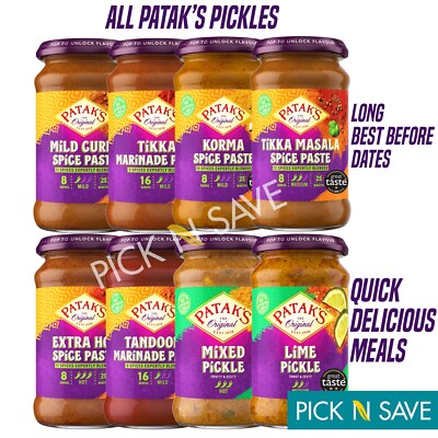 Patak Pickles & Chutneys All Flavours | Different Pack Sizes Available ...