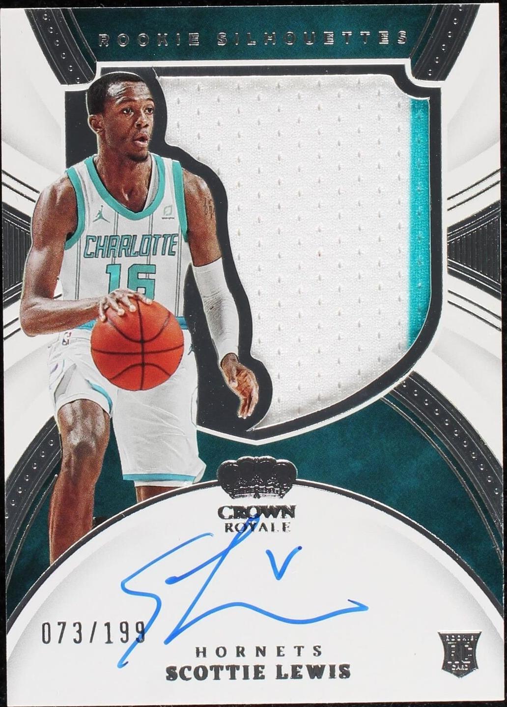 2021-22 Panini Crown Royale - Rookie Silhouettes Scottie Lewis #109 / ...
