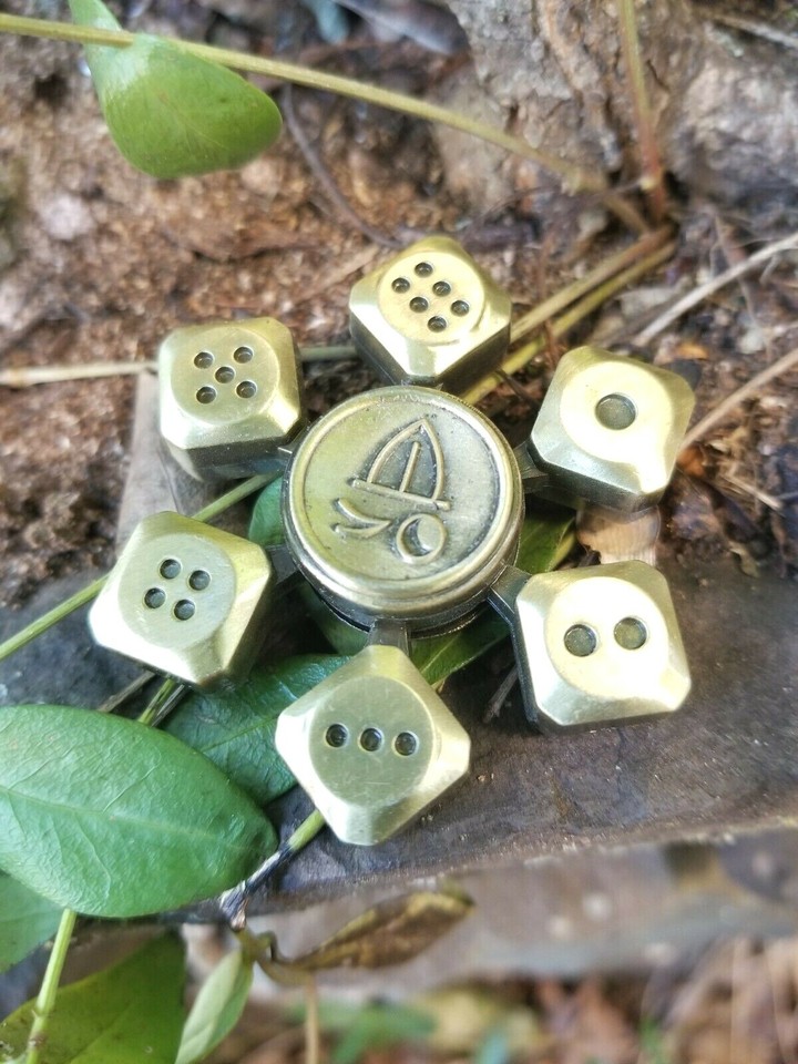 Craps Dice Metal Hand Fidget Spinner Bones, Casino, Good Luck Adult ...