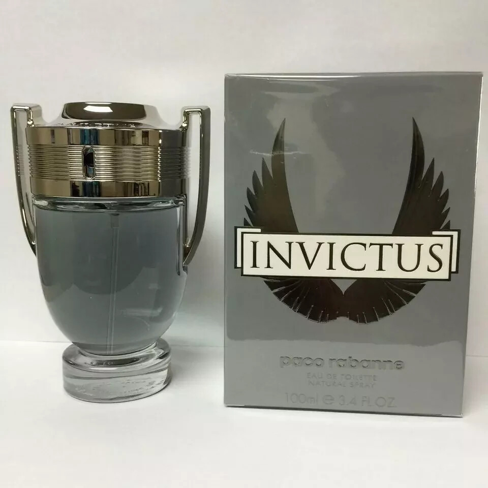 INVICTUS Paco Rabanne men cologne edt 3.4 oz 3.3 NEW IN BOX