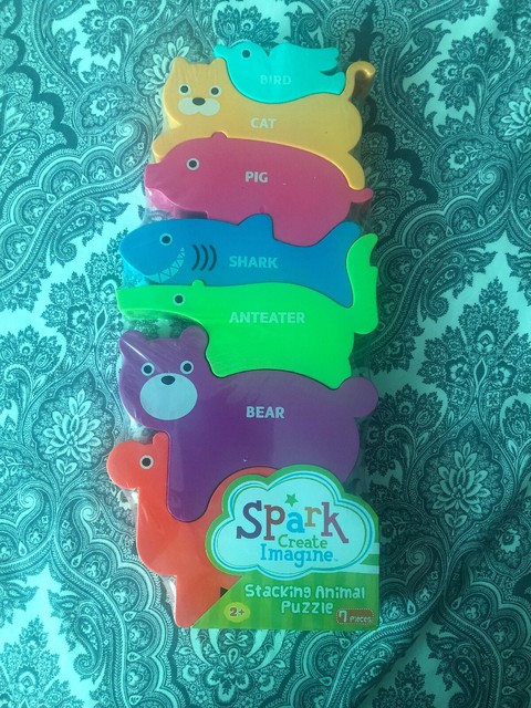 Spark. Create. Imagine. 7-Piece Stacking Animal Puzzle, Assorted | eBay