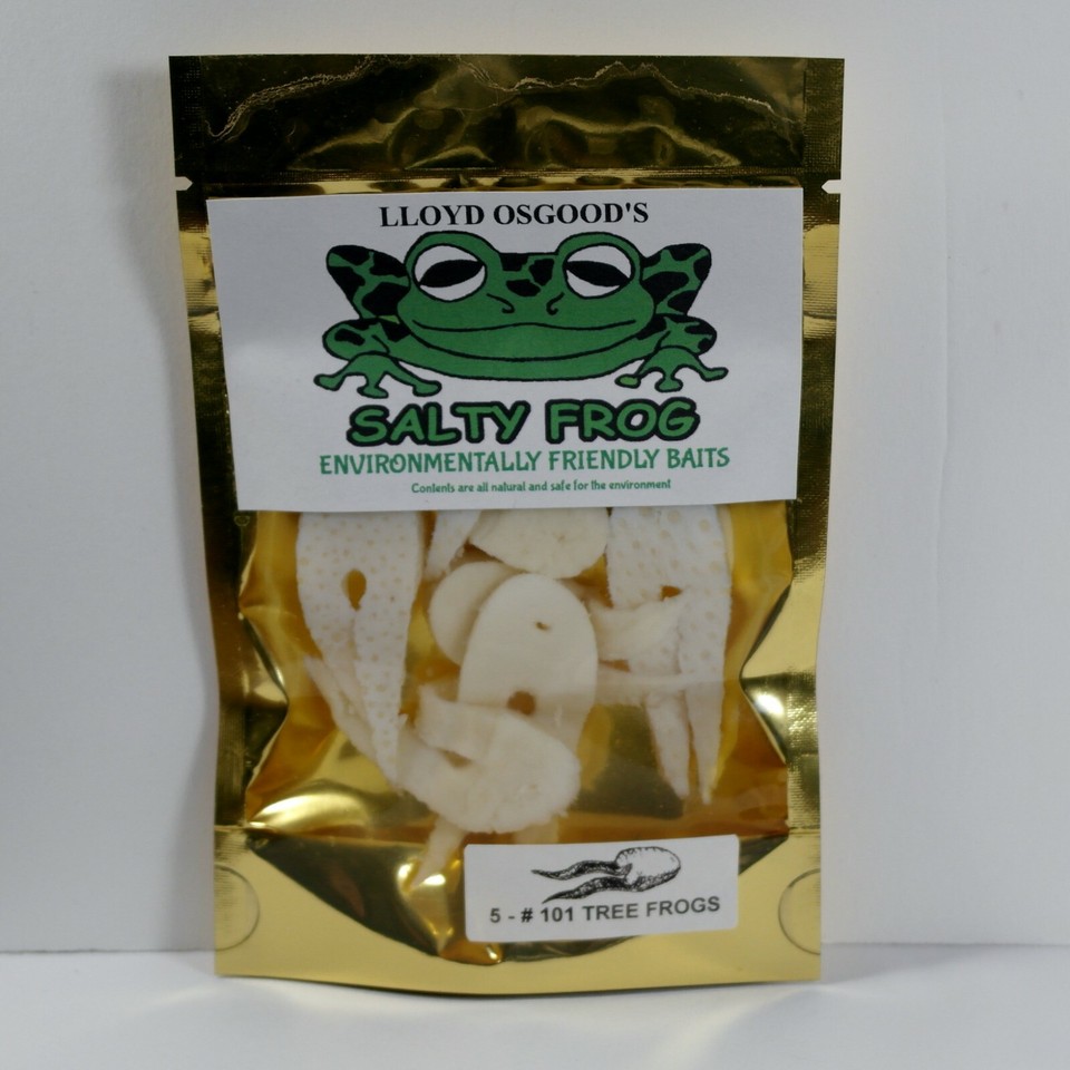 Uncle Josh # 101 type SALTY FROG Pork Rind Bait Frogs | eBay
