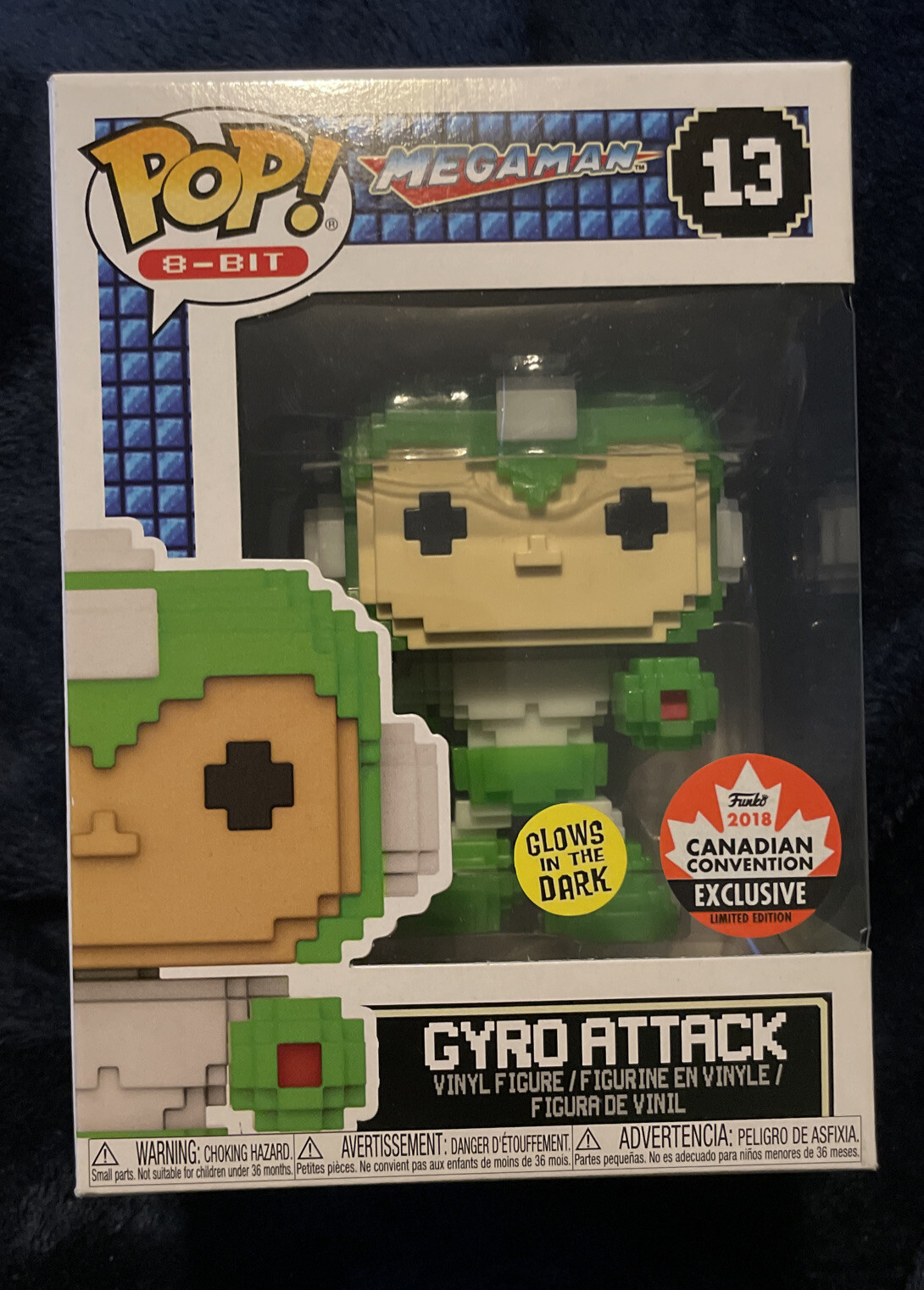 Funko Pop! 8-Bit Gyro Attack Megaman 2018 Canadian Convention Exclusive ...