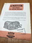 HENDERSON DE FRAZING MACHINE - Original 1950’s Sales Brochure - Very ...