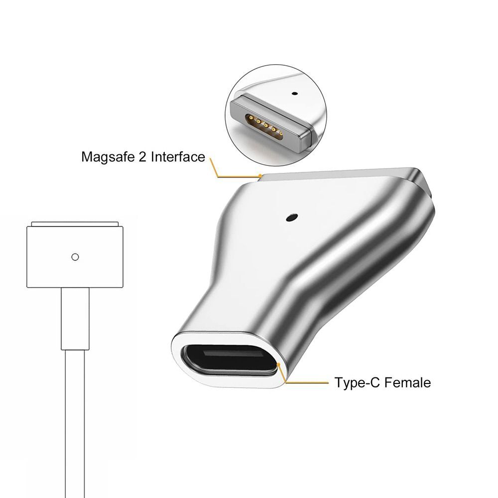 Charging USB C Adapter Type C to Magsafe 2 Plug Converter For MacBook ...