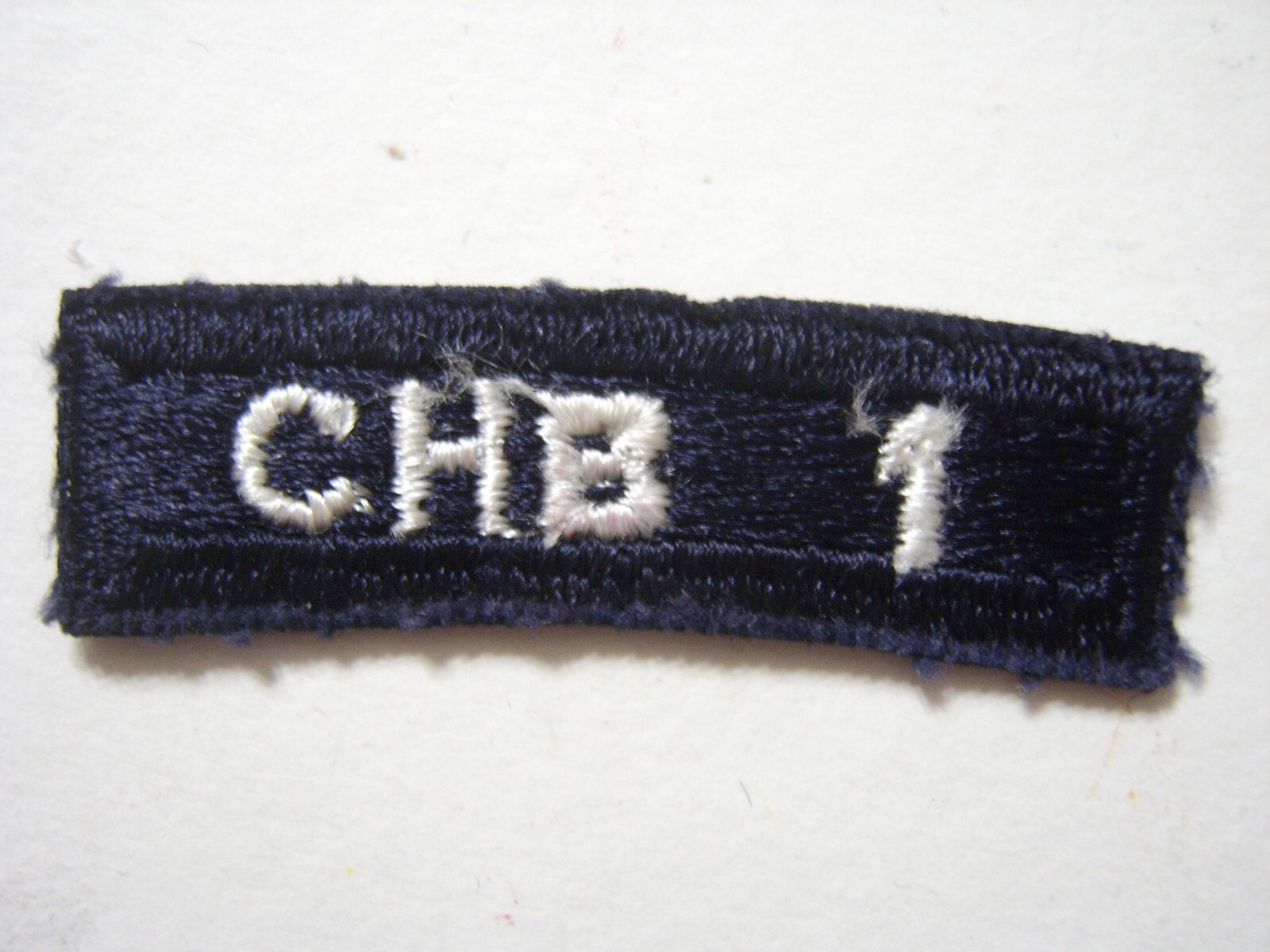 U.S. NAVY UIM - CHB 1 (NAVY CARGO HANDLING BATTALION ONE) | eBay