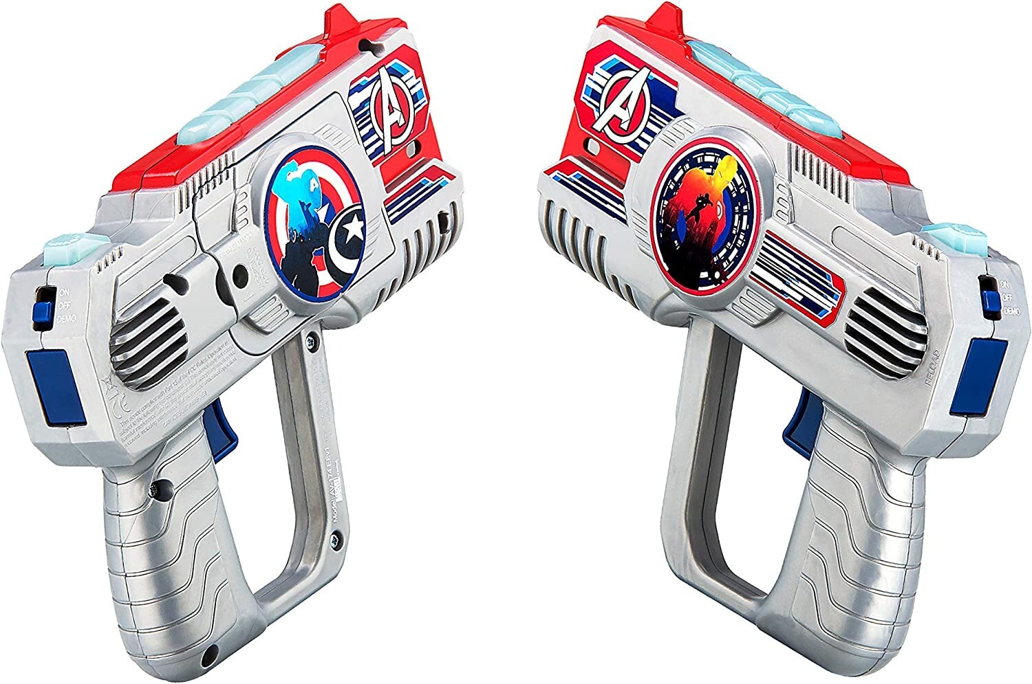 Marvel Avengers Laser Tag Blasters 2-Player Set (Up to 100ft range) | eBay