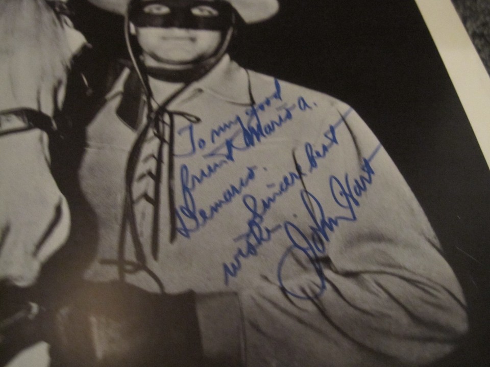 JOHN HART THE LONE RANGER 8 X 10 AUTOGRAPHED PHOTO JSA Authenticated | eBay