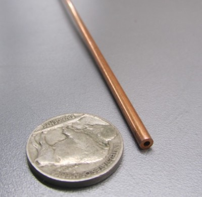101 Copper Tube, 1/8" OD x .061" ID x .032" Wall x 3 Ft Length, 2 Units ...