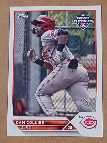 2023 Pro Debut Base #PD-198 Cam Collier - ACL Reds | eBay