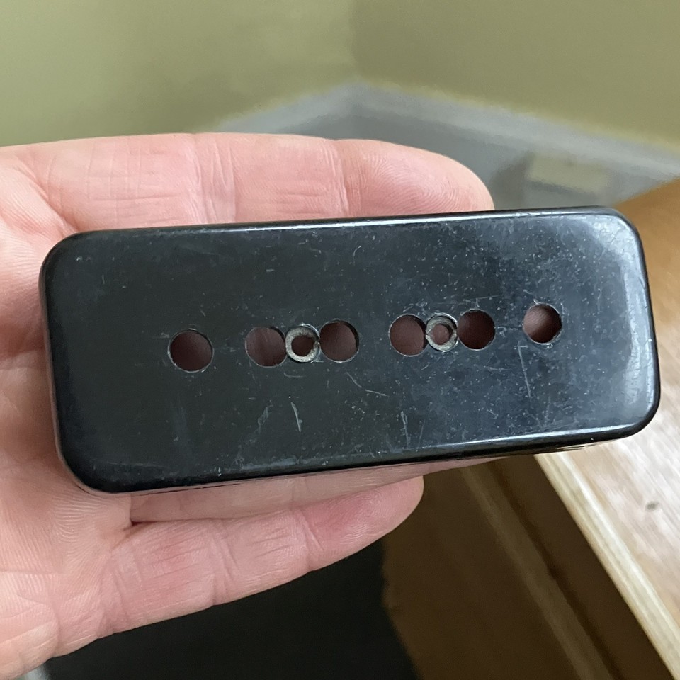 vintage 1950's Gibson p90 soapbar pickup cover Les Paul Special Custom ...