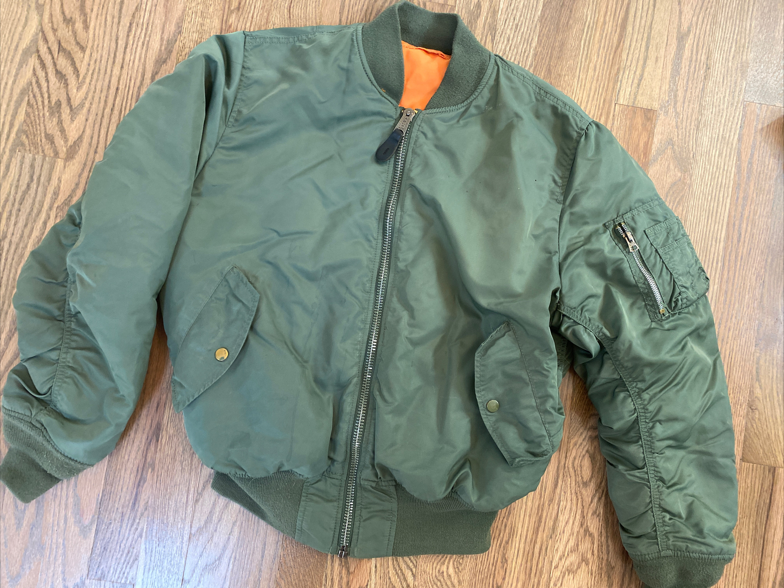USAF MA-1 Green vintage flight jacket by Greenbrier m… - Gem