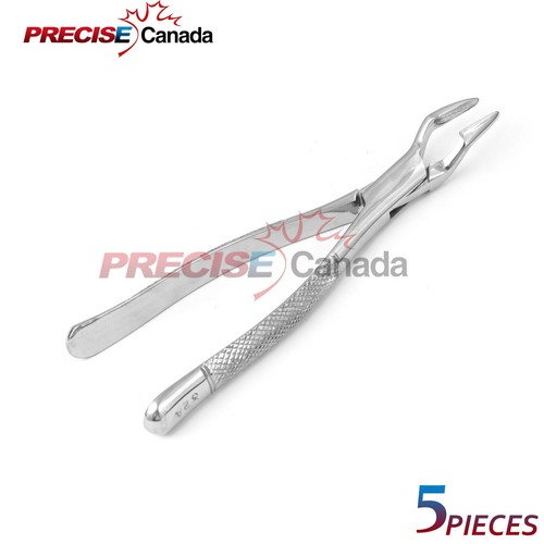 SET OF 5 EXTRACTING FORCEPS # 32A DENTAL SURGICAL INSTRUMENTS ...