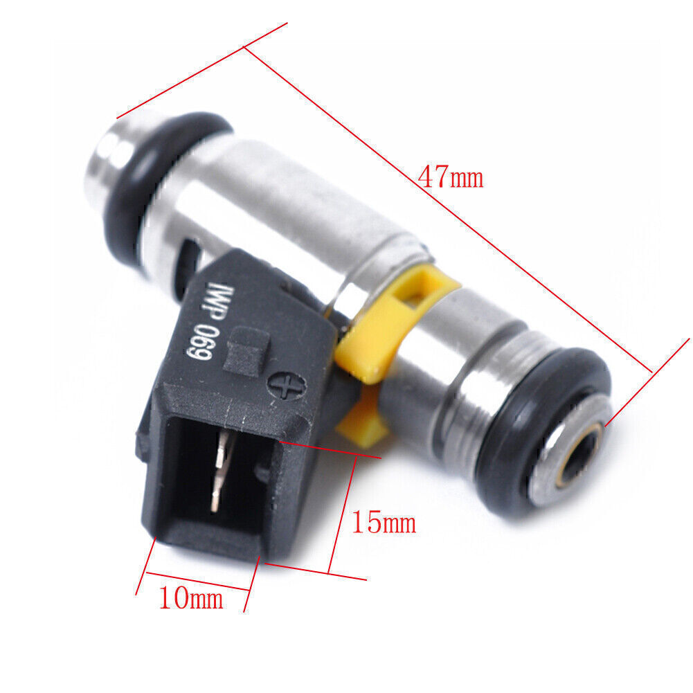 4pcs 861260T Fuel Gas Injection Injector Kit For MERCRUISER MAG V8 V6 ...