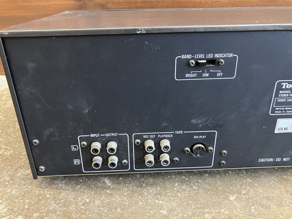 TECHNICS SH 8020 STEREO FREQUENCY EQUALIZER Tested Working | eBay