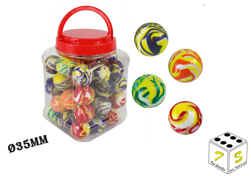Flummi Dopsball Gummiball - 3 Stück - verschiedene Farben - bunt, groß ...