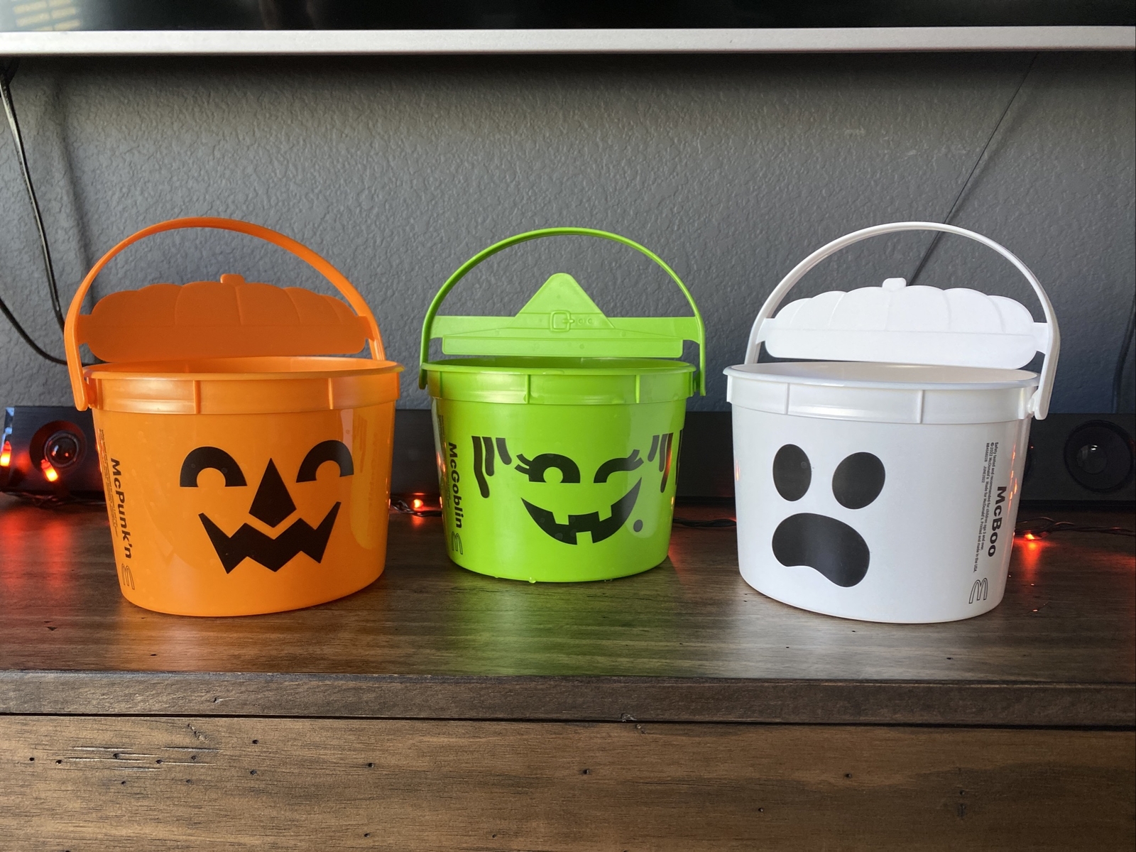 2022 McDONALD'S Halloween Bucket Pail Classic Boo Buckets HAPPY MEAL ...