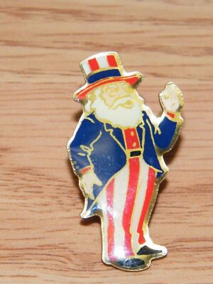 Enamel Uncle Sam Collectible Costume Fashion Jewelry Brooch / Pin ...