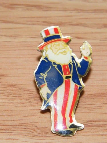 Enamel Uncle Sam Collectible Costume Fashion Jewelry Brooch / Pin ...