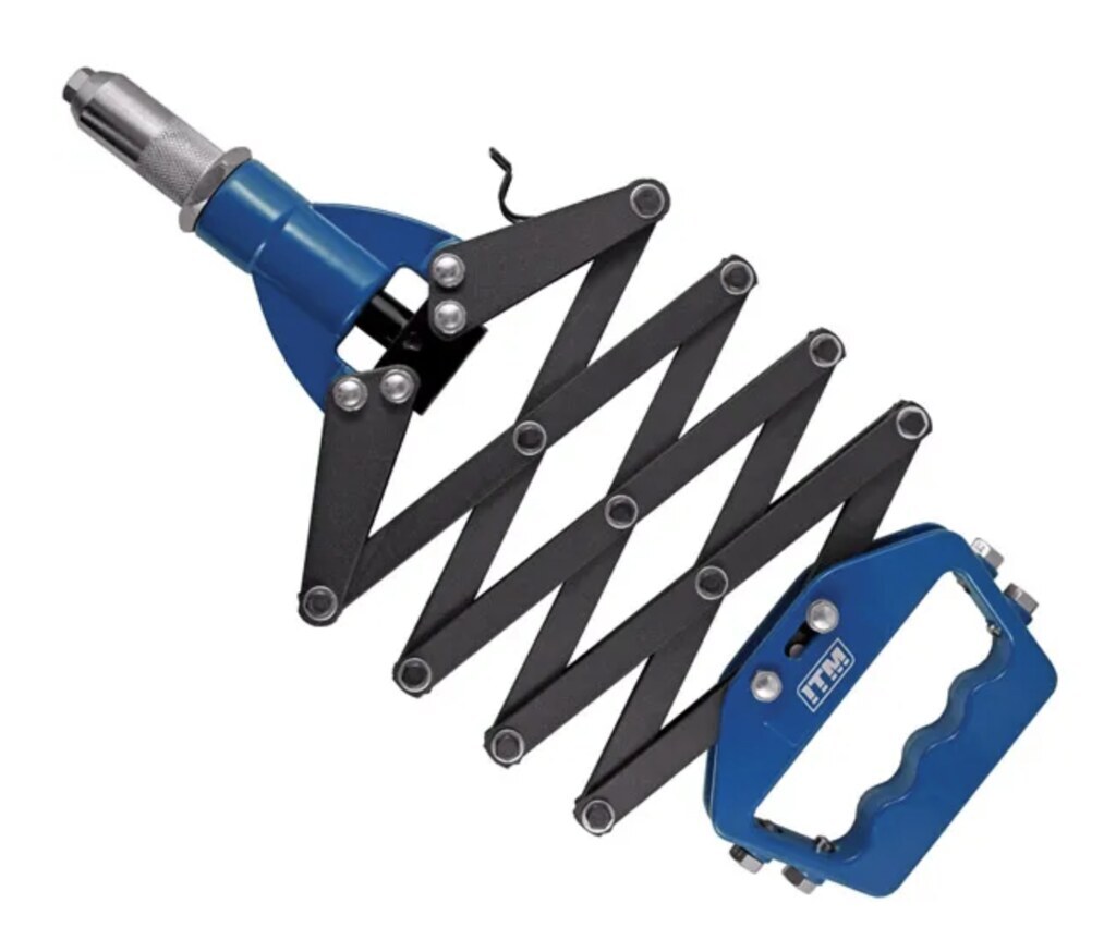 ITM Riveter, Lazy Tong 3 Jaw, Rivet Gun Tool Lattice Lever 3.2,4.0,4.8 ...