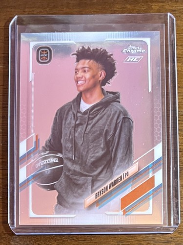 2021-22 Topps Chrome OTE Basketball Bryson Warren #58 | eBay