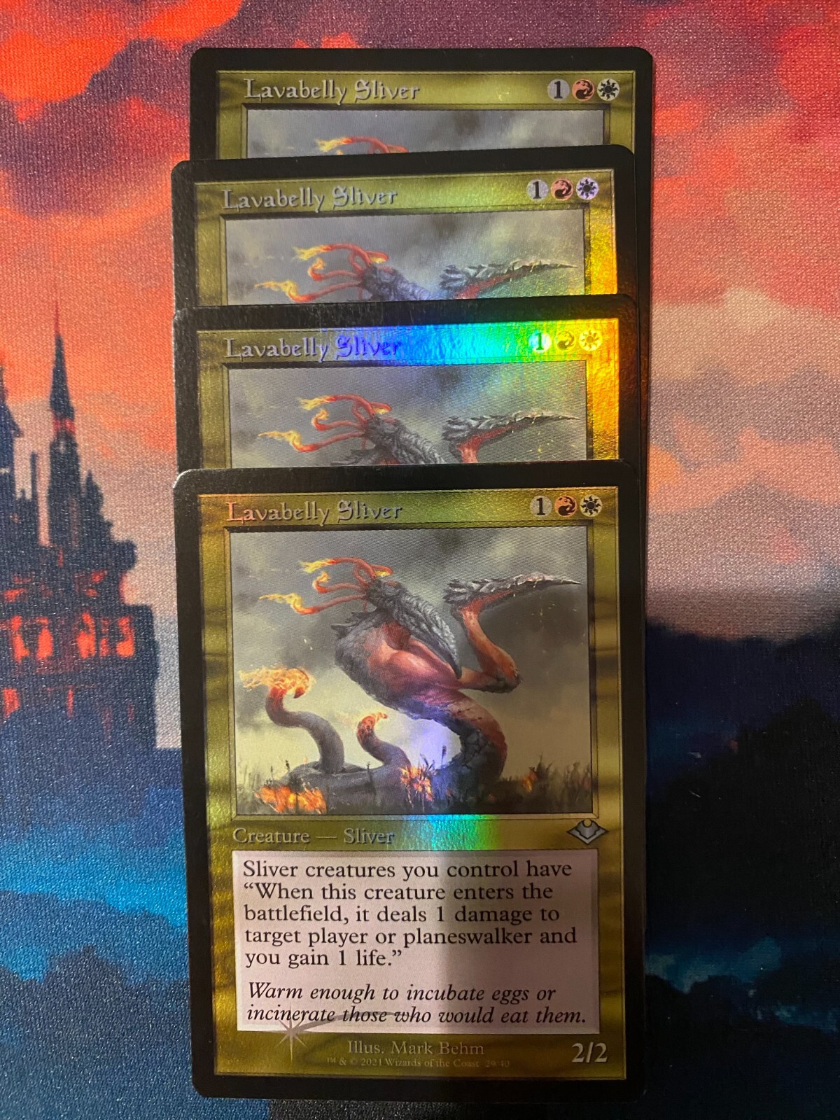 MTG Modern Horizons 2 Lavabelly Sliver Retro Frame Foil x 4 | eBay
