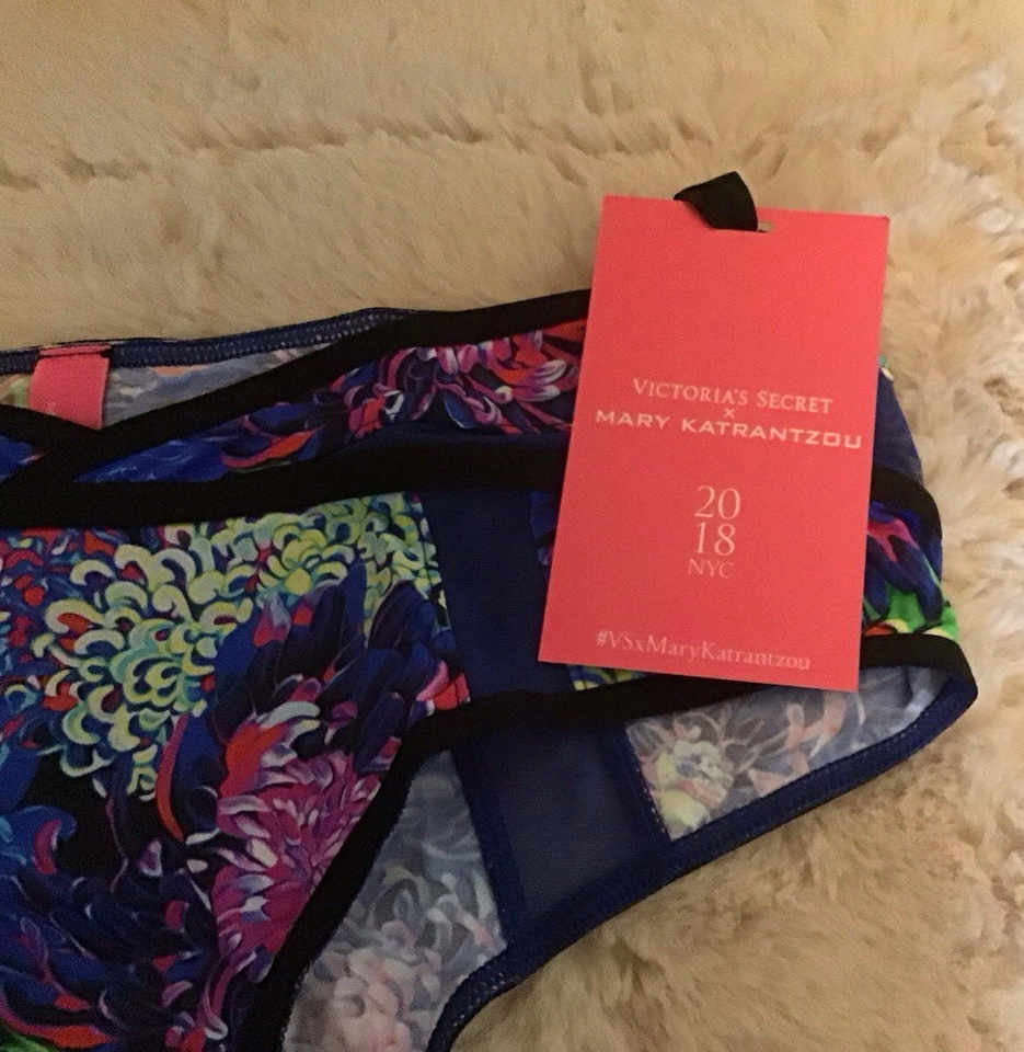 VICTORIA SECRET X MARY KATRANTZOU BLUE PANTY FASHION SHOW NYC 2018 NEW ...